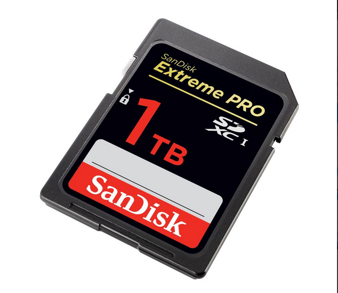 SanDisk Announces 1 Terabyte SD card