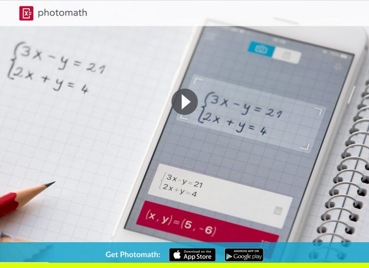 Photomath Solves Real Time Mathematical Problems Using Mobile Camera