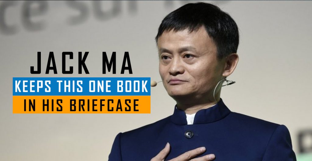 Jack Ma always keeps this one book in his briefcase