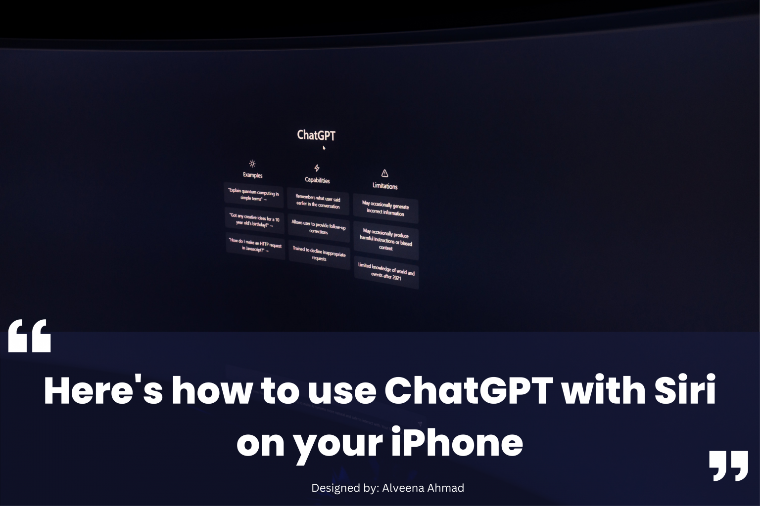 Here's how to use ChatGPT with Siri on your iPhone: