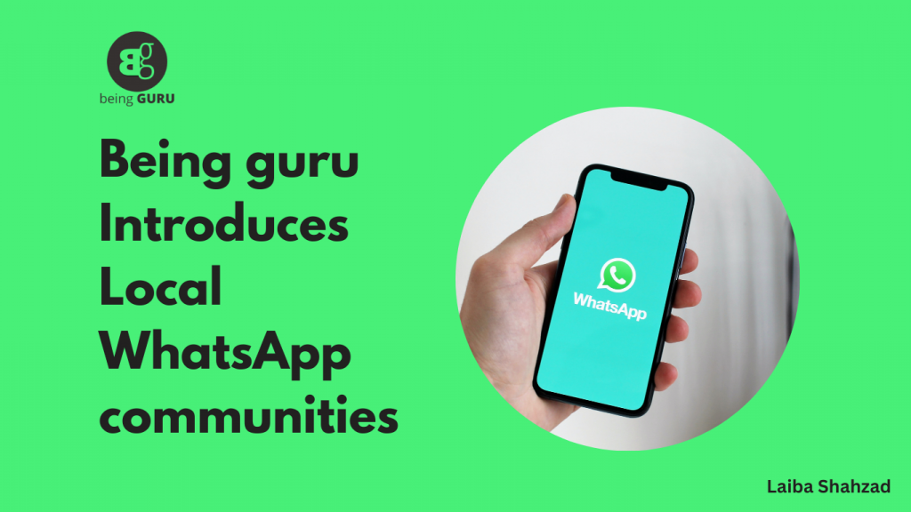 Being guru introduces local WhatsApp Communities