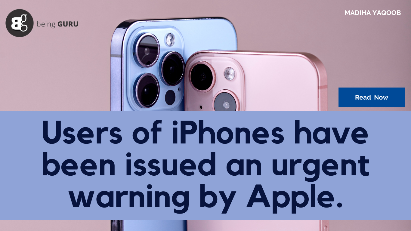 Users of iPhones have been issued an urgent warning by Apple