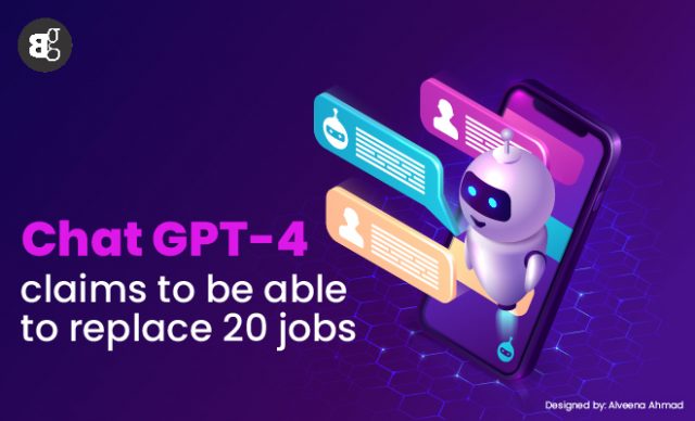 Chat GPT-4 claims to be able to replace 20 jobs