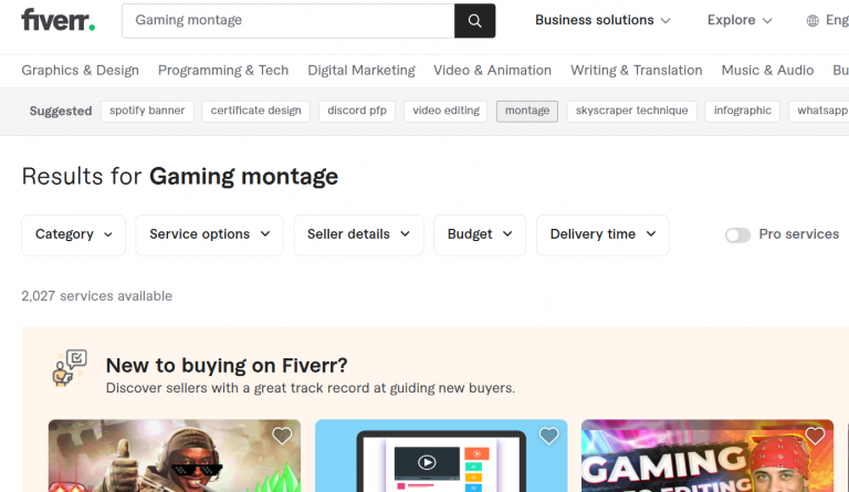 10 High Demand and Low Competition Fiverr Gigs in 2025