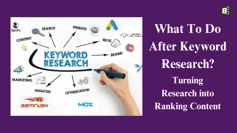 What To Do After Keyword Research| Turn Research to Content.