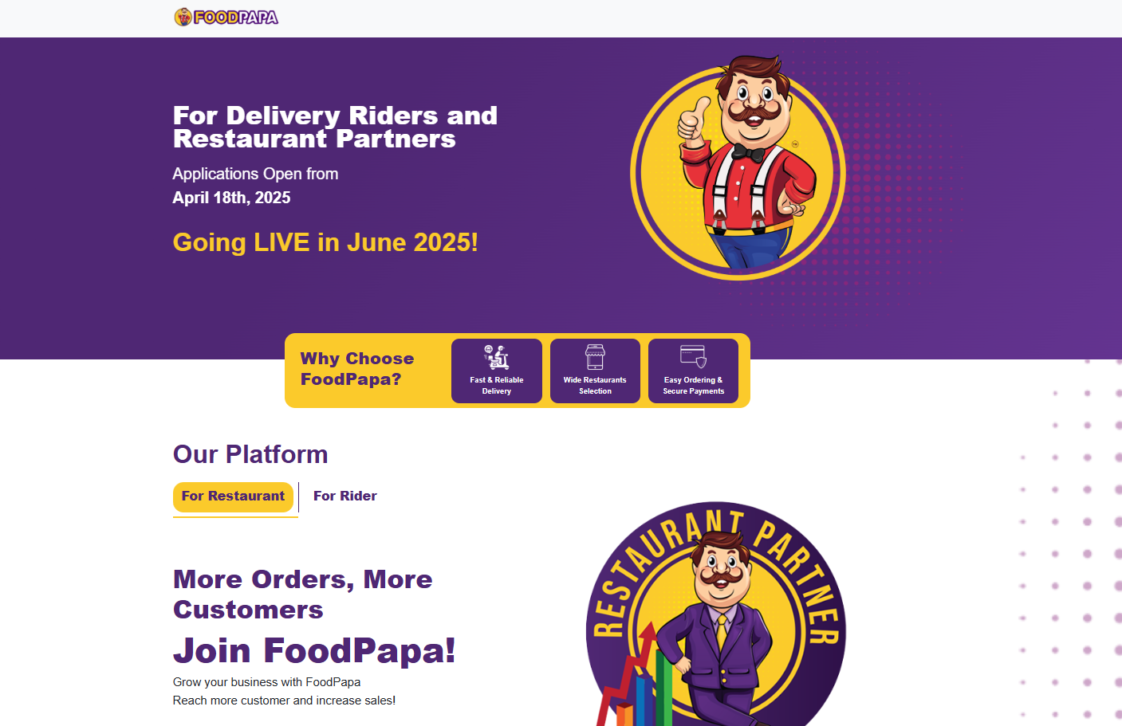 Food Papa: Ali Sheikhani’s New Food Delivery App 2025