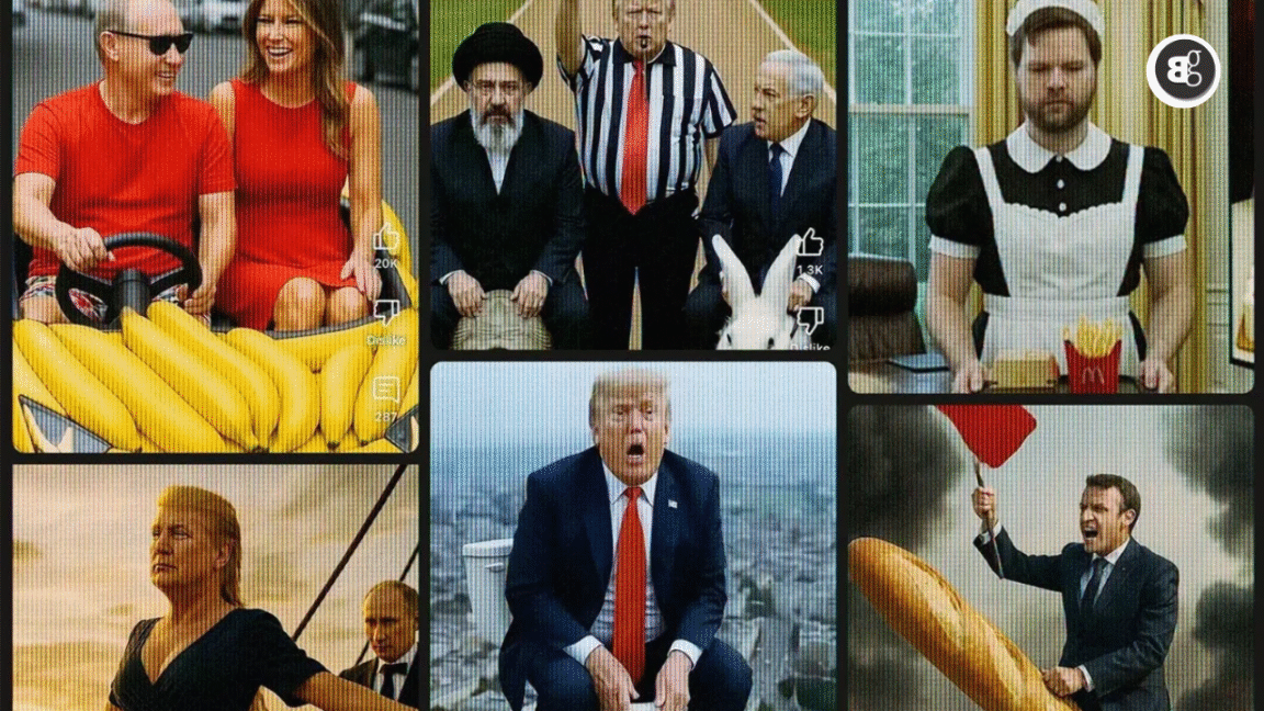 AI-Generated Political Cartoons Dominate YouTube