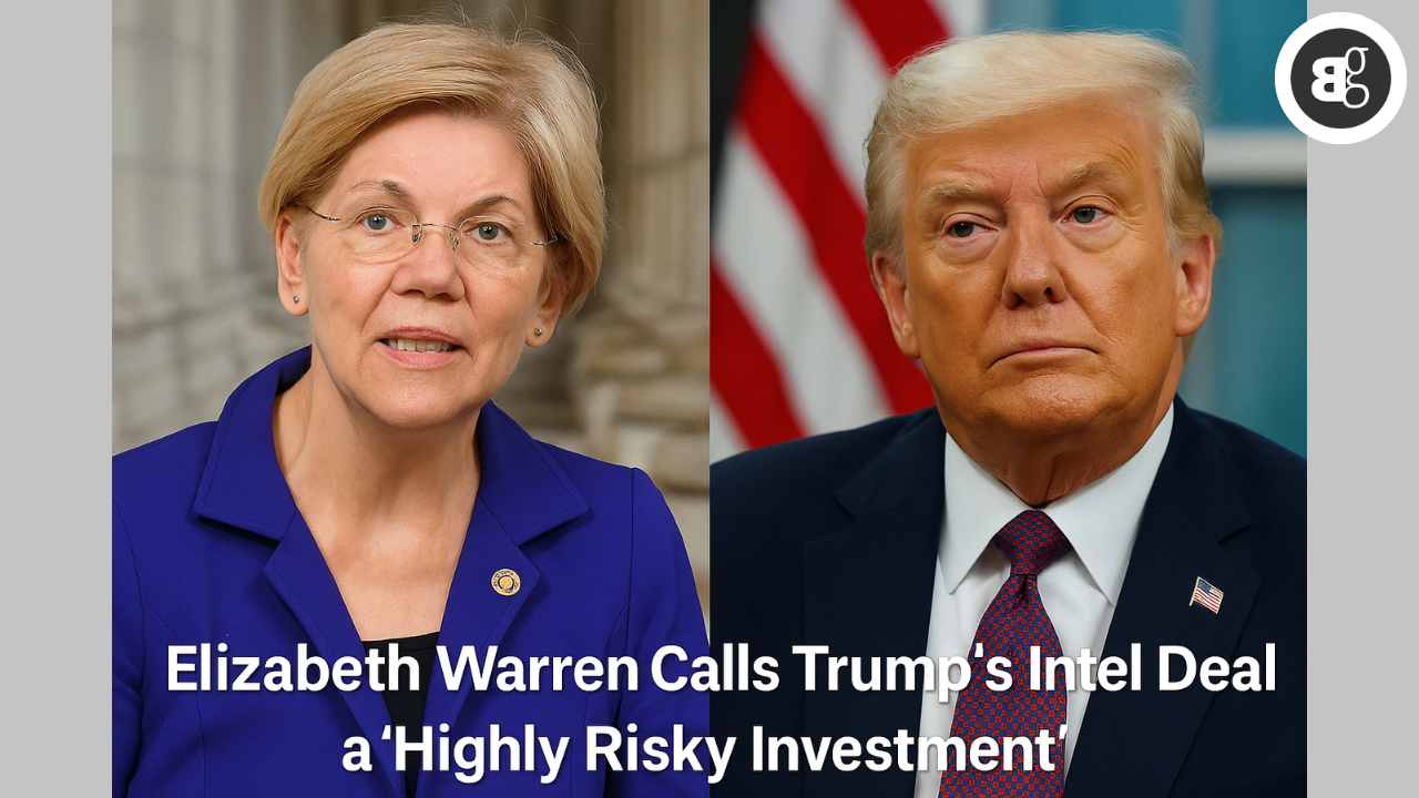 Warren Calls Trump’s Intel Deal a Risky Investment