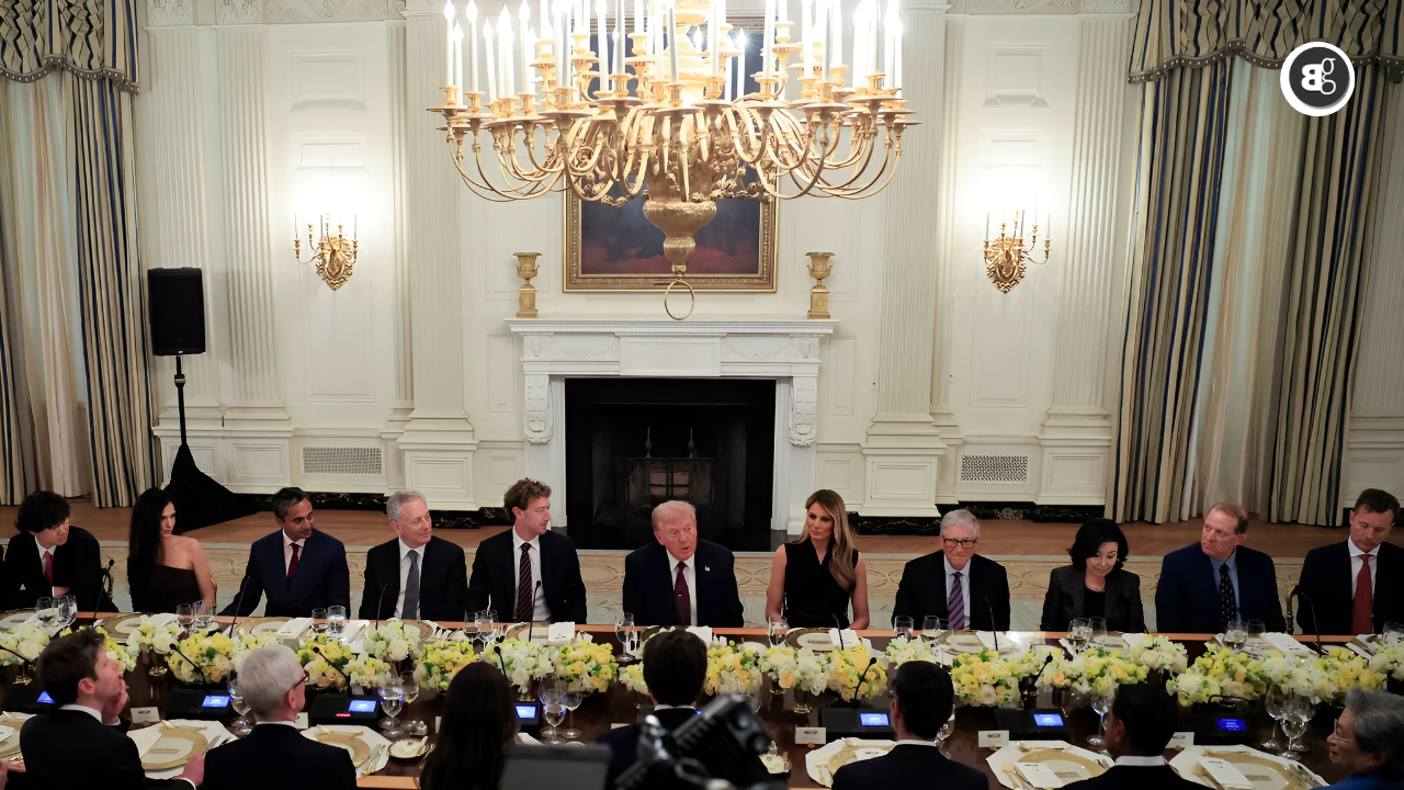 Trump Hosts CEOs Dinner at Rose Garden, Musk Absent