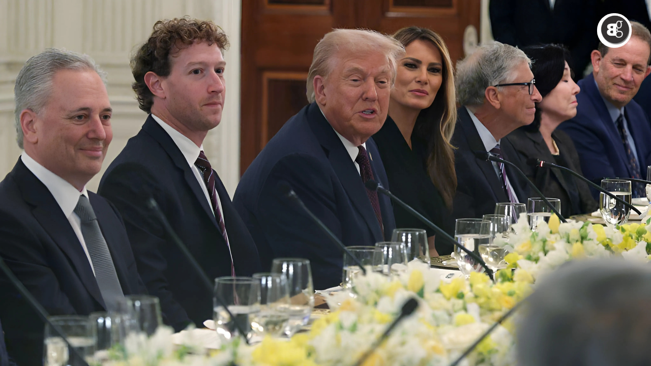 Trump Hosts Tech CEOs at Rose Garden Dinner Musk Missing from Guest ...
