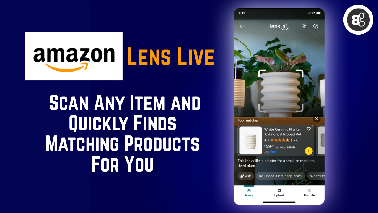 Amazon Launches AI-Powered Lens Live for In-Store Shopping