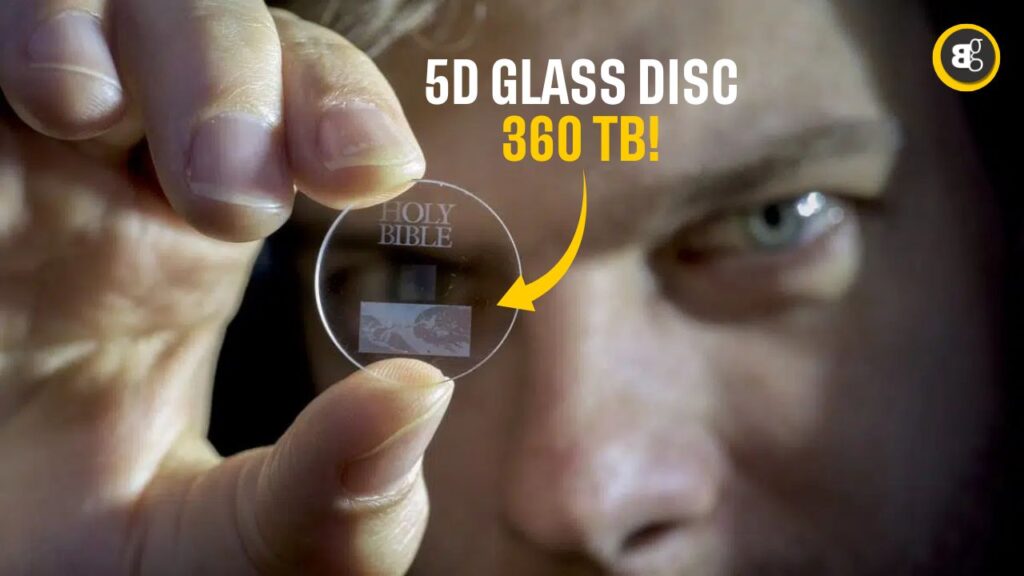 5D Glass Disc Stores 360TB for Billions of Years