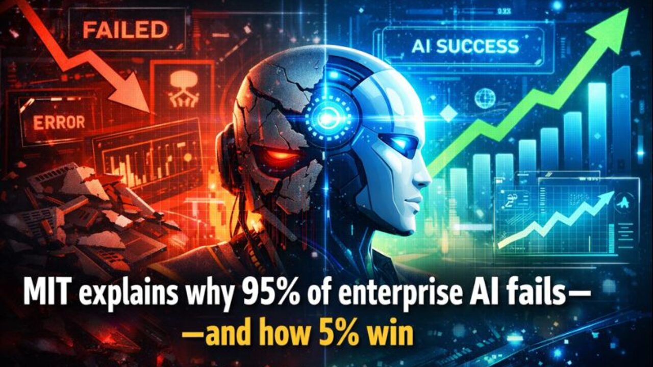 MIT explains why 95% of enterprise AI fails—and how 5% win | Being Guru