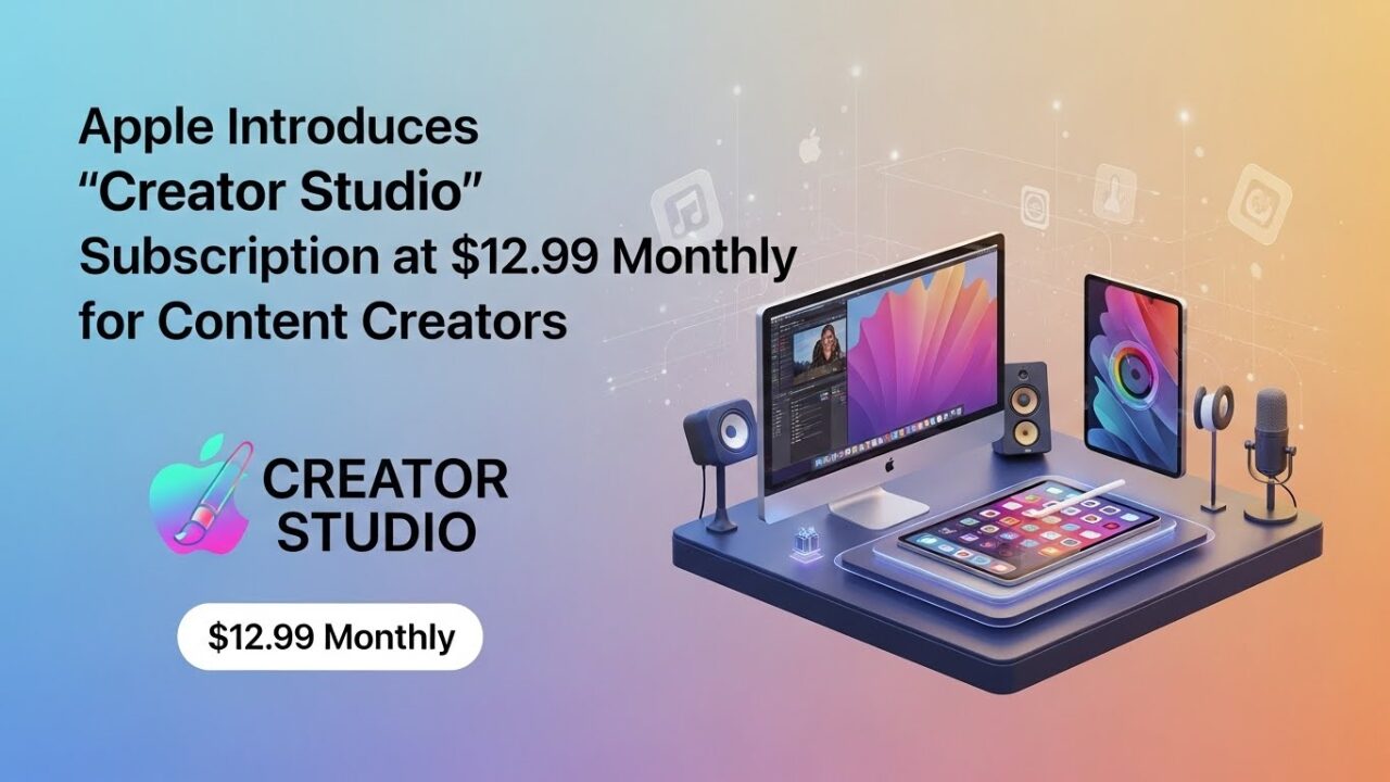 Apple Rolls Out Creator Studio Bundle for Content Creators | Being Guru